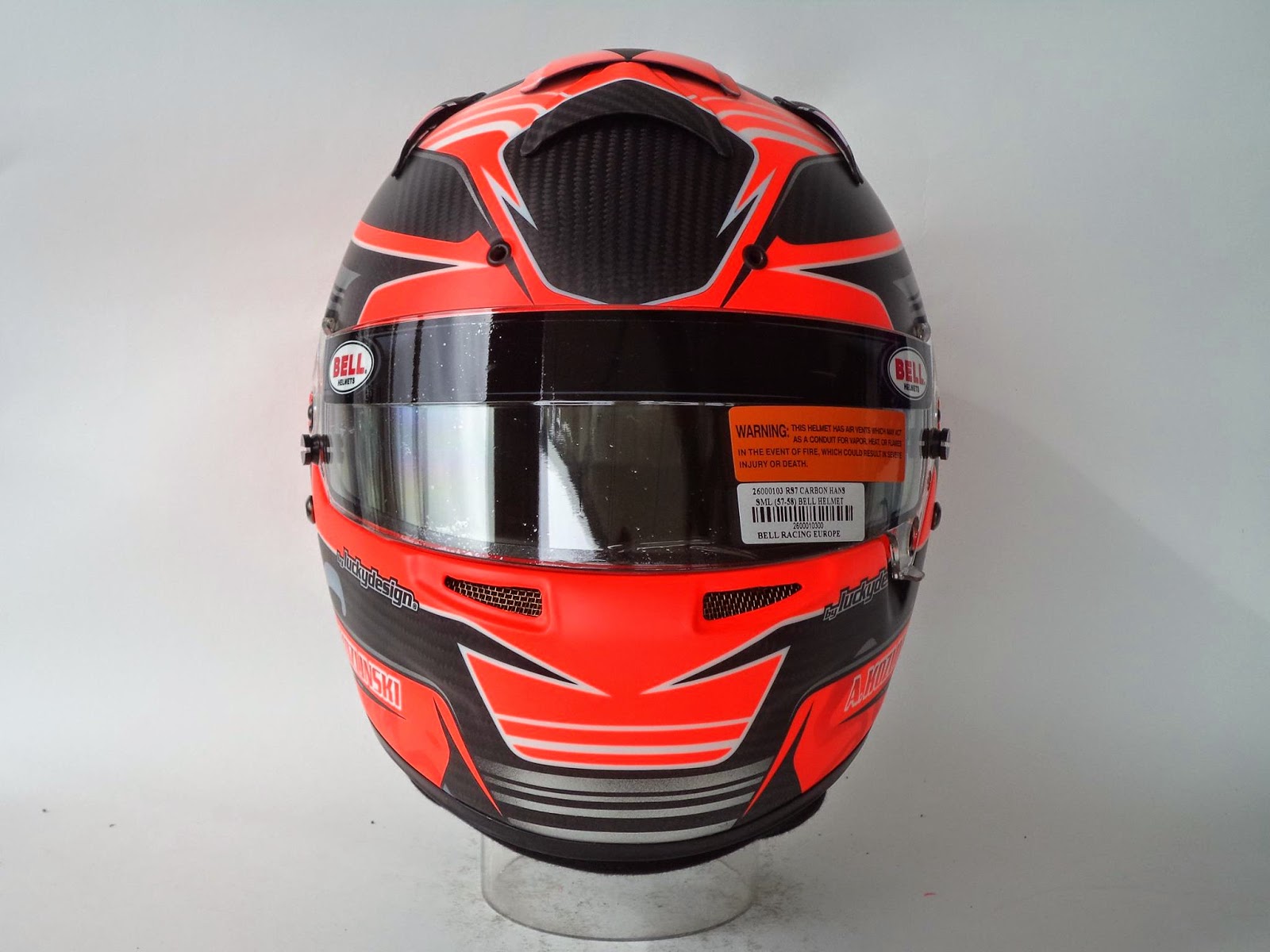 Racing Helmets Garage: Bell RS7 Carbon A.Kozlinski 2015 by Lucky Design
