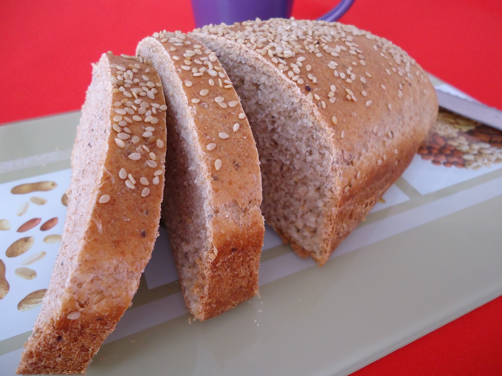 Rute Receitas: PÃO INTEGRAL COM CHIA E AVEIA