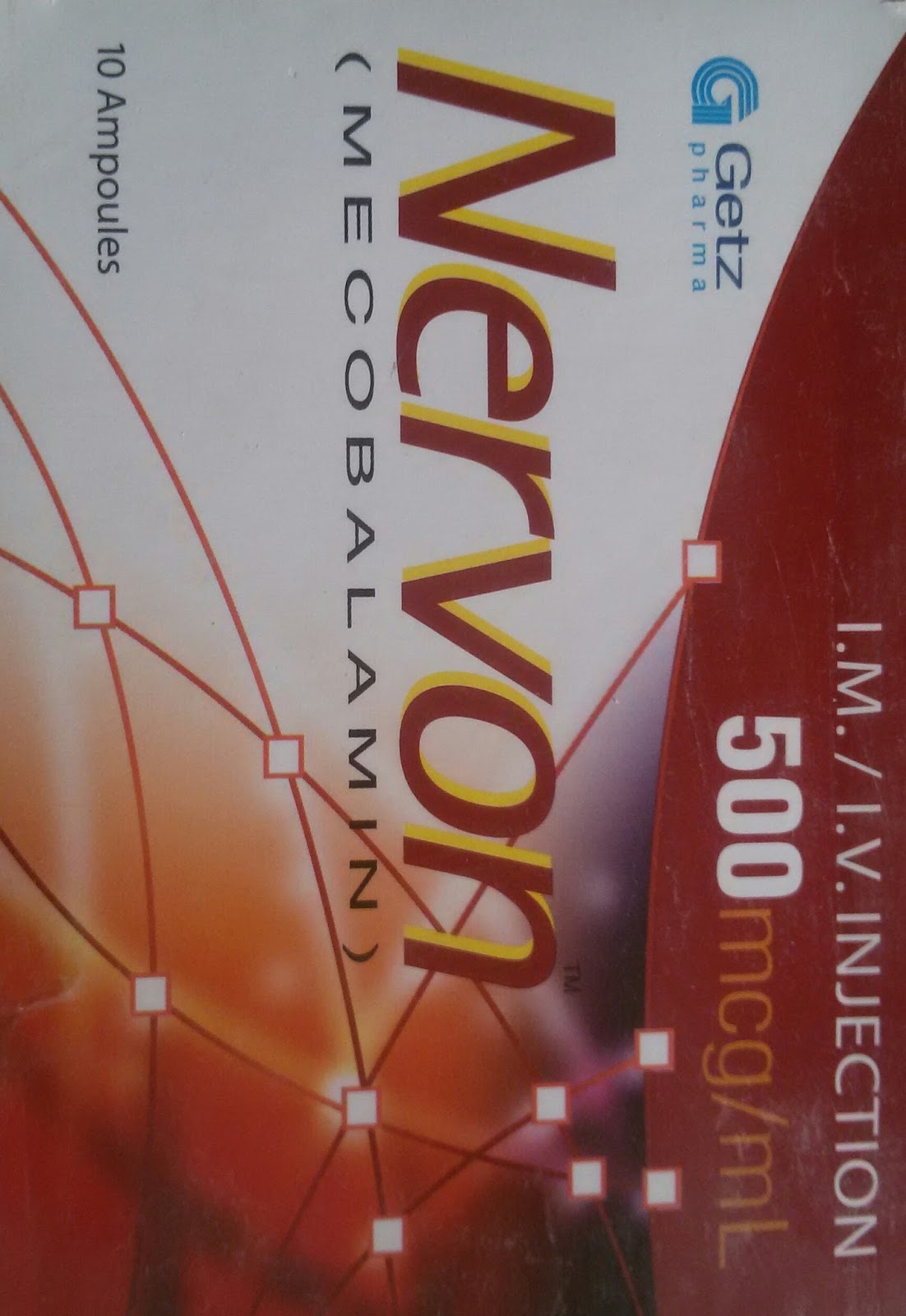 Medicine Guide: Nervon mecobalamin tablet and injections by Gets