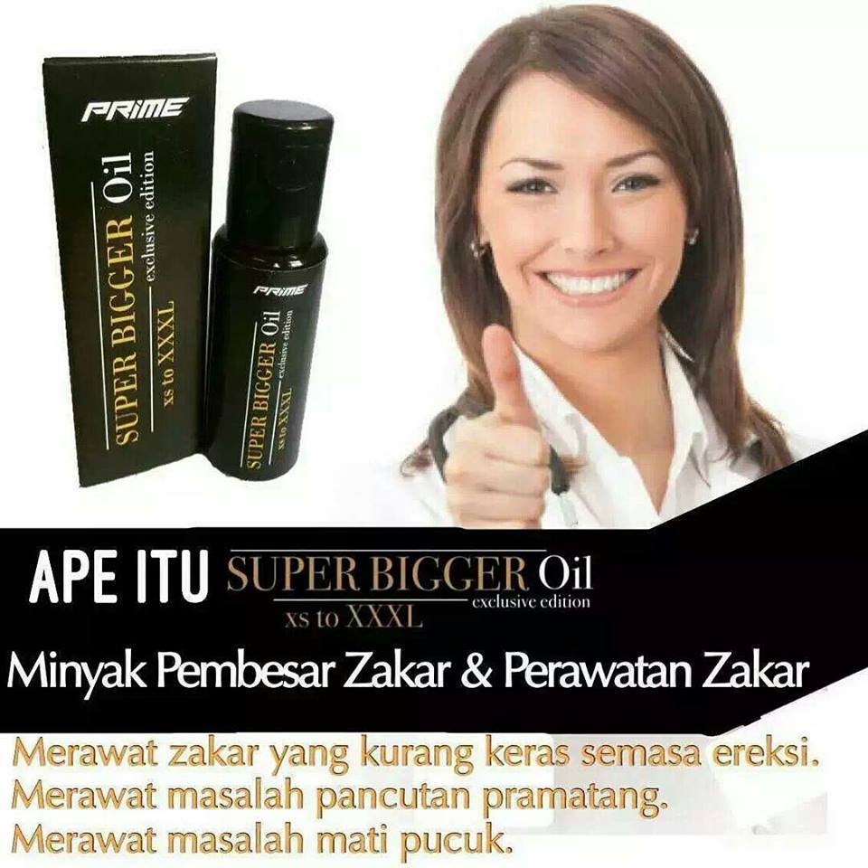 Mazim's Beauty Outlet: SUPER BIGGER OIL ~ SAPU-SAPU JE BESAR XS TO XXL