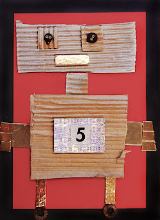 Earl Warren Arts: Third Grade: Recyled Robots