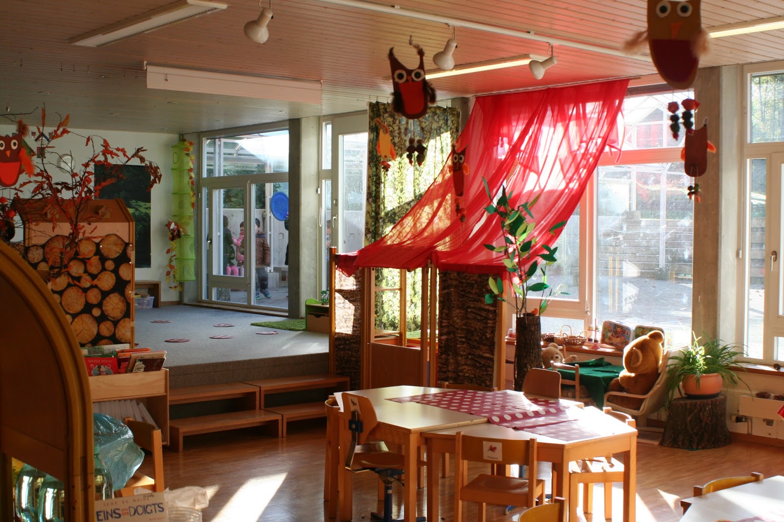 L'école à bricoles: Décoration de classe sur le thème de la forêt