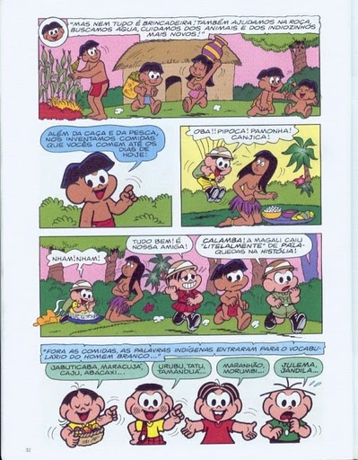Gibi: Turma da Mônica em Índios | ALEGRIA EM ENSINAR EDUCAÇÃO