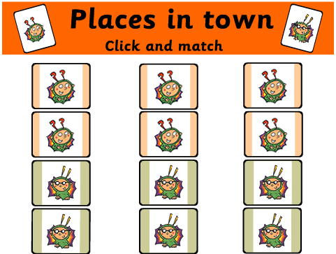 Juniors High Elementary - Learning Center: Memory game...places in town!