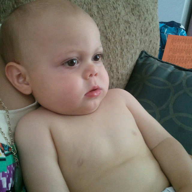 my beautiful life, by erin larsen: My barfing baby