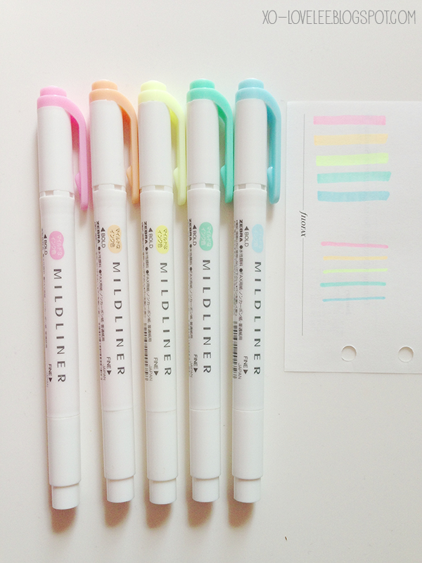 it's looking lovelee today: a review of the zebra mildliners in mild ...