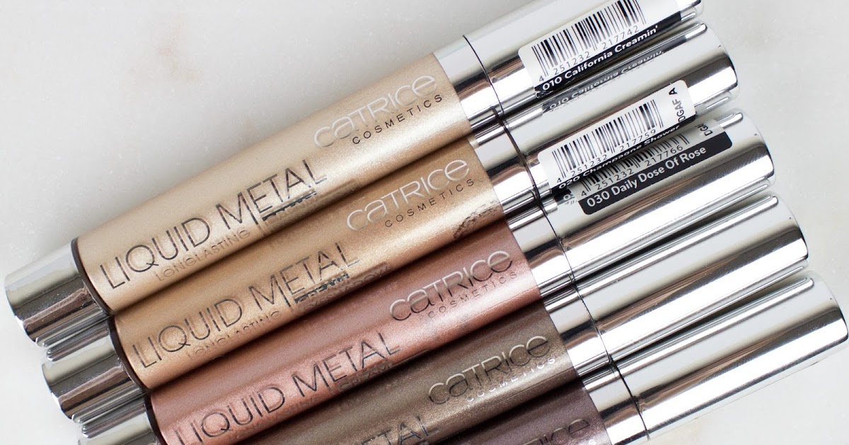 Catrice Liquid Metal Longlasting Cream Eyeshadow - Swatches and Review ...