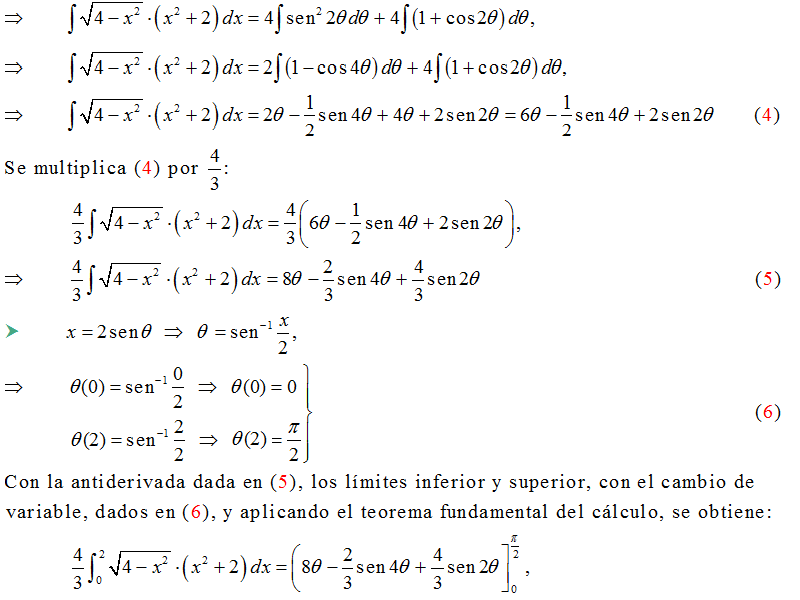 Calculo Integral: Solución de una integral definida