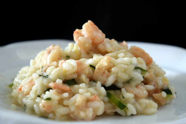 Rižoto s kozicama i tikvicama