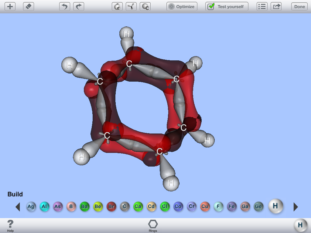 3D Molecules Editor for iPad
