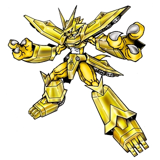 [Cores] Veemon Dig-Egg Line Evolution Gold ~ MEU×DIGIMON