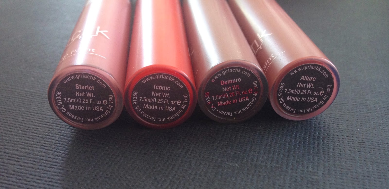 for the love of makeup: Girlactik Matte Lip Paint Review!