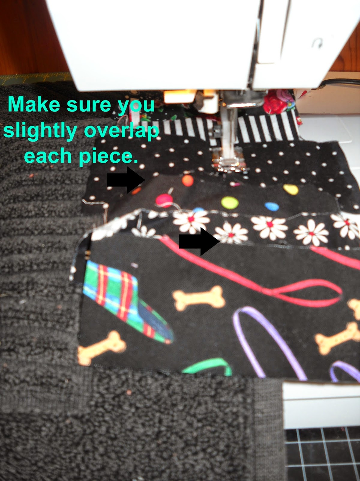 Val's Quilting Studio: Scrappy Bath Rug Tutorial