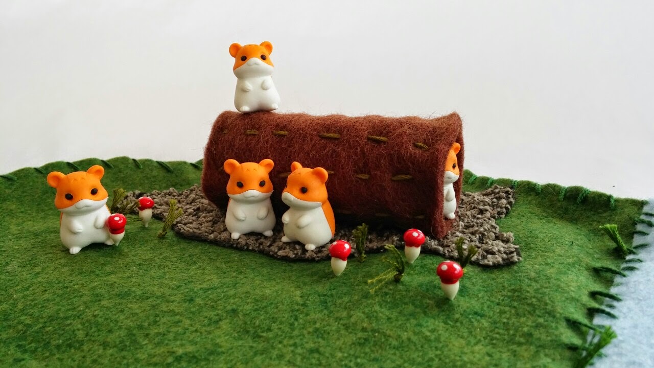 Whimsical Ways: Hamsters and Hedgehogs Play Mat