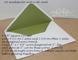 Creating Cards with Andrea: Diagonal Score Board