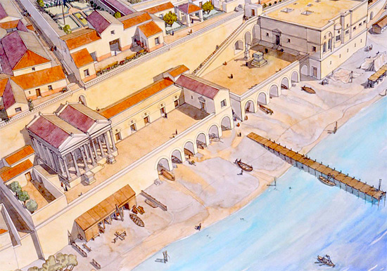 romanoimpero.com: HERCULANEUM - ERCOLANO ( Campania )