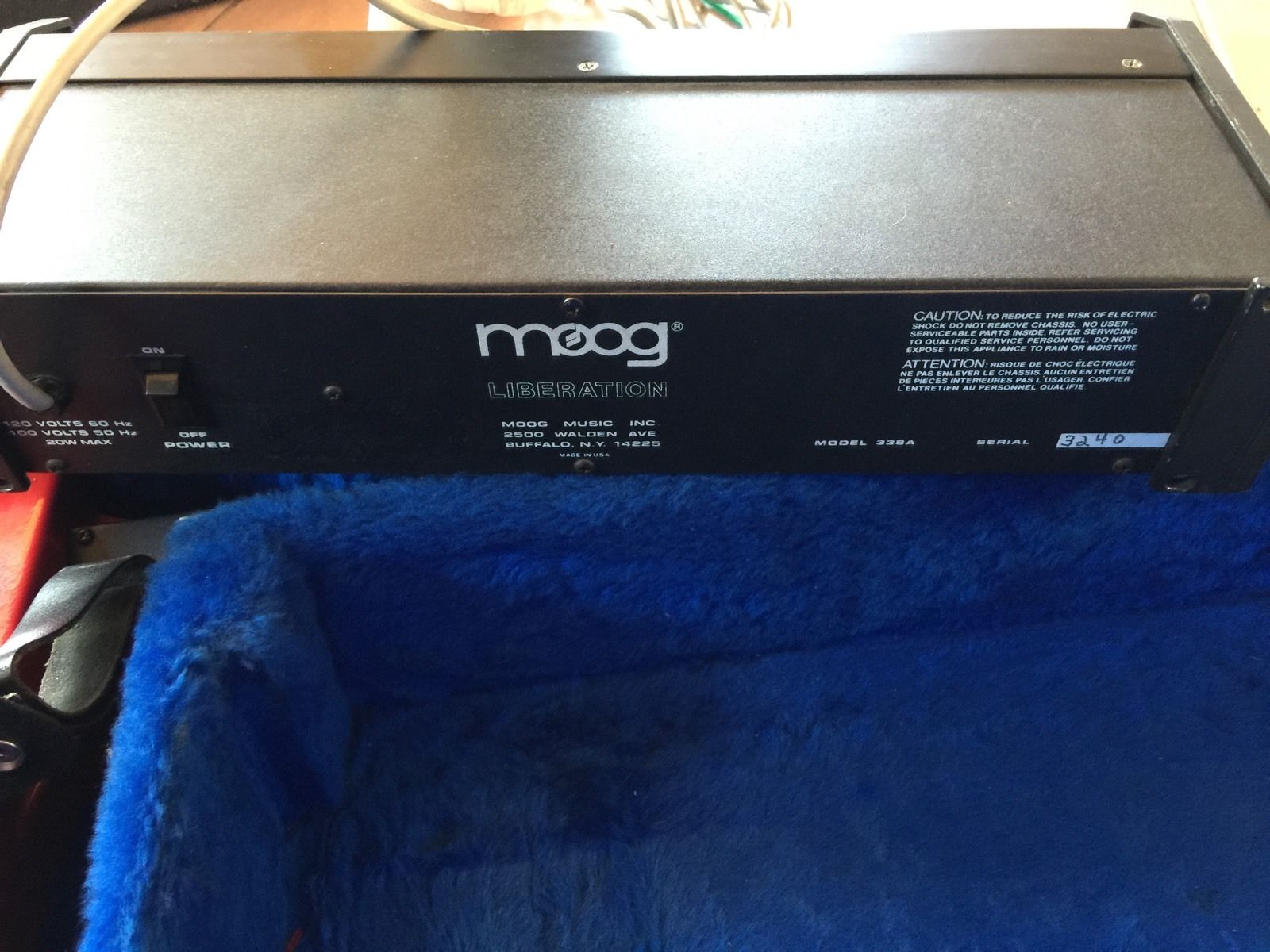 MATRIXSYNTH: Rare Red Moog Liberation Keytar SN 3240