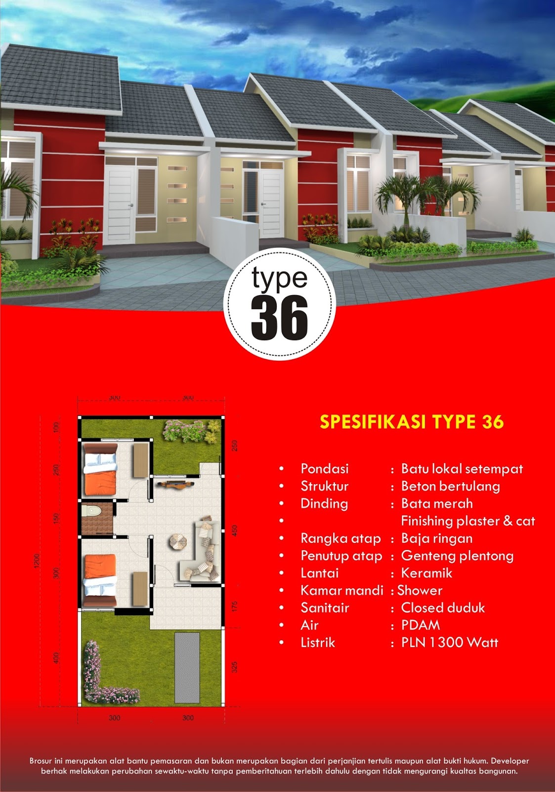 Brosur Rumah Type 36