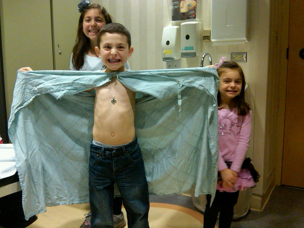 Theo's Spot: He's Dancing in the Hospital :)