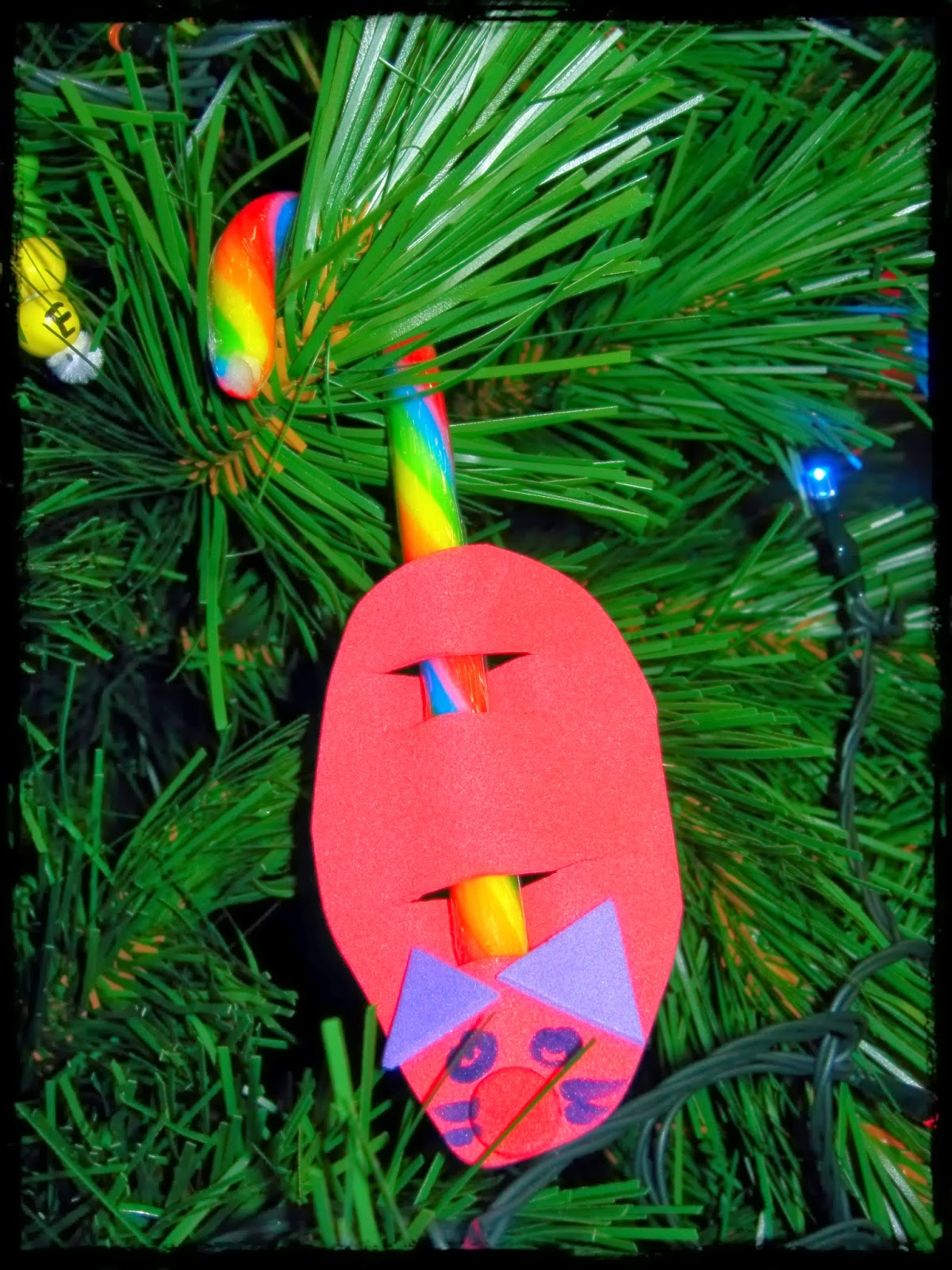 Start at 5: Christmas Craft - Candy Cane Mice