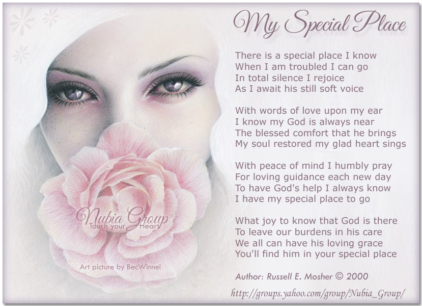 * Nubia_group Inspiration *: My Special Place
