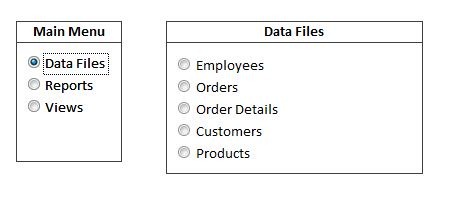 Menus with Option Group Control ~ LEARN MS-ACCESS TIPS AND TRICKS