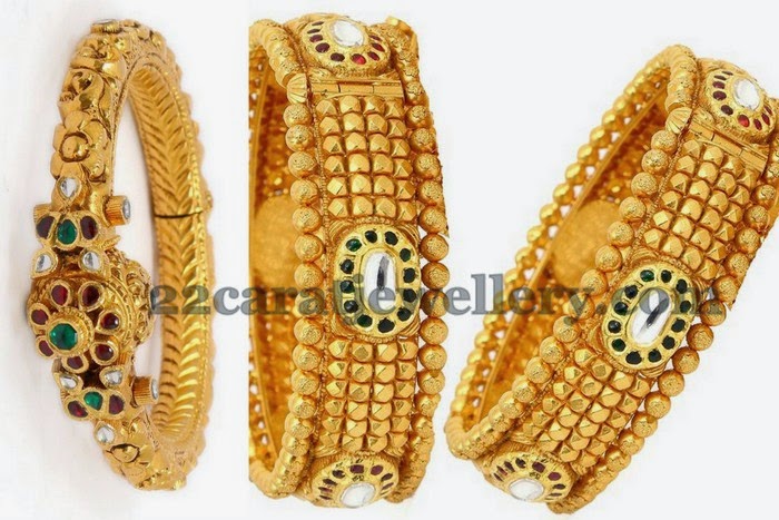 Heavy Look Rich Bangles - Jewellery Designs