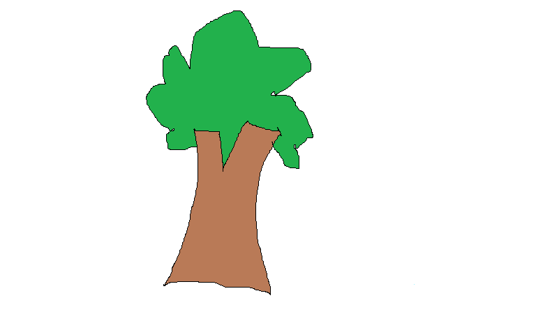 Harmonic Hari: A Tree - MS Paint Art