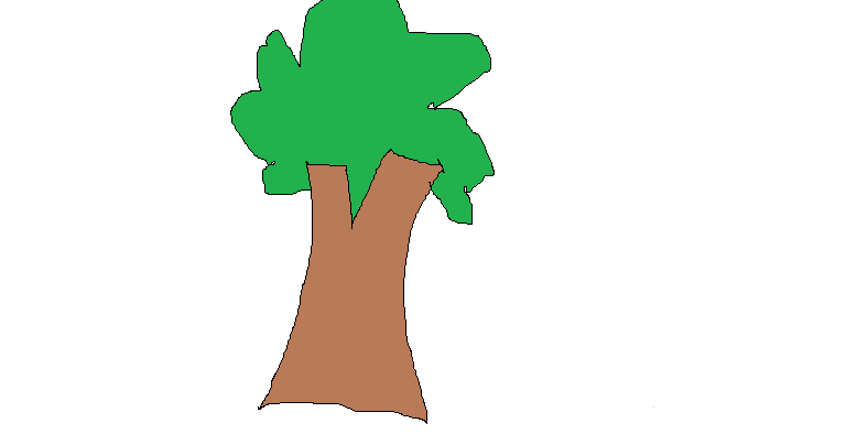 Harmonic Hari: A Tree - MS Paint Art