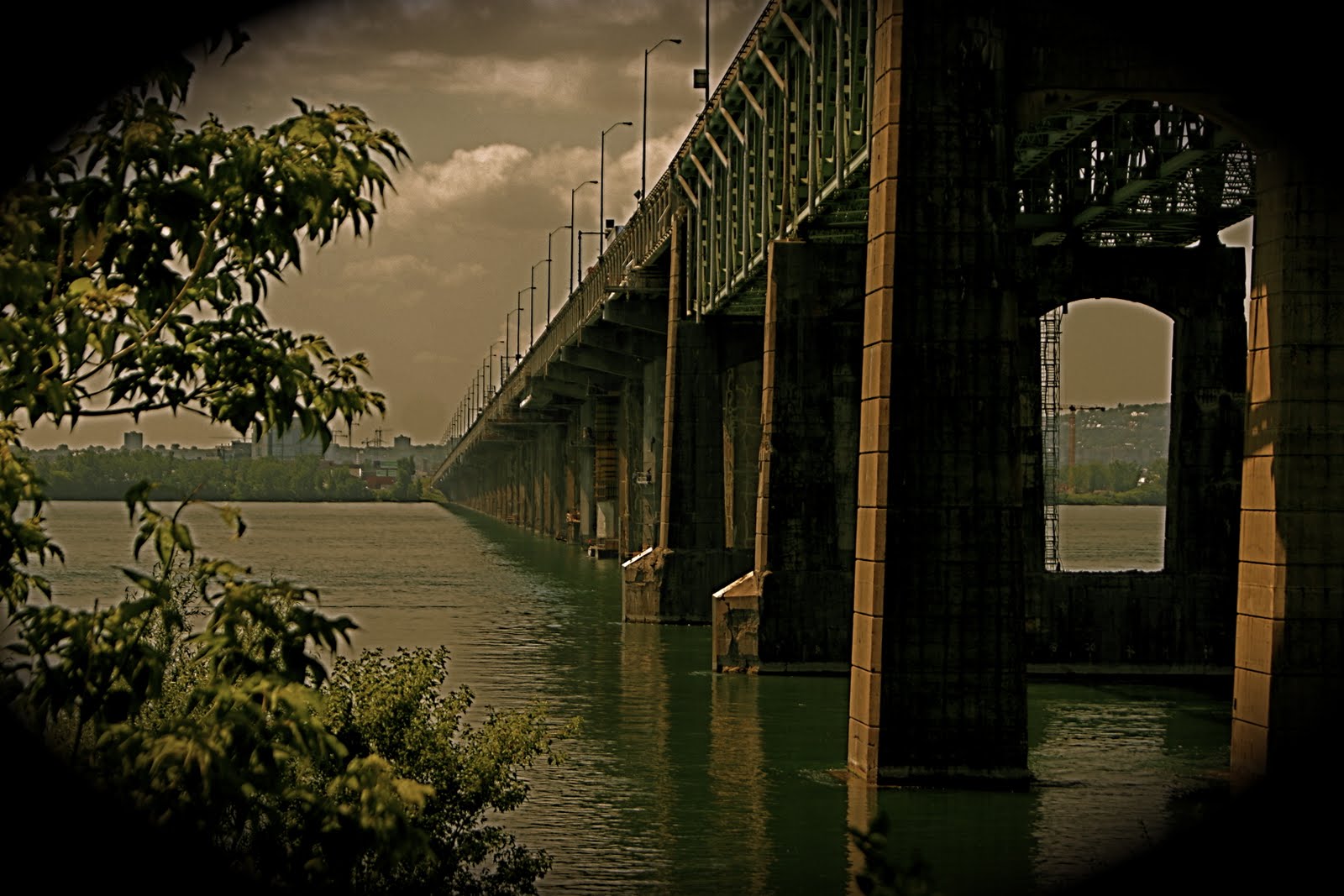 Province canadienne: Ponts et tunnels de Montréal #2 - Estacade du pont ...