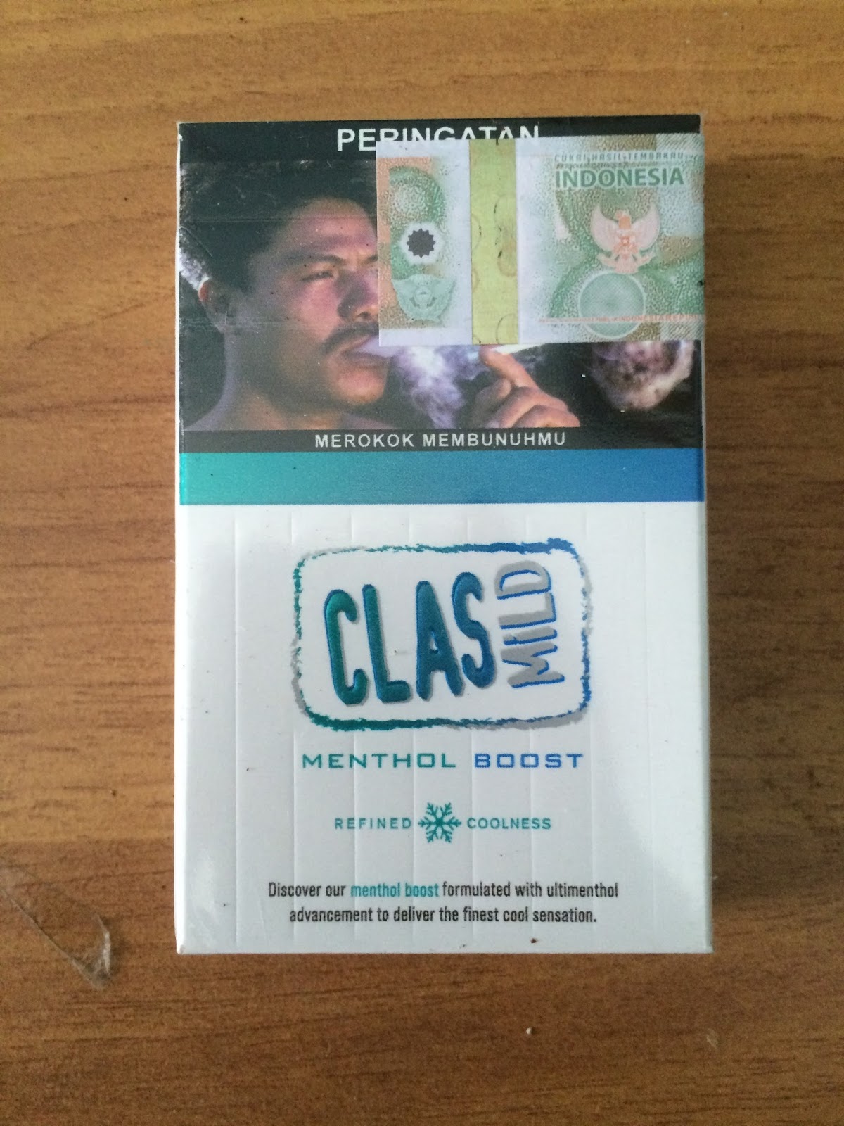 Clas Mild Menthol Boost, Rokok Mild Menthol Boost tanpa Kapsul Boost
