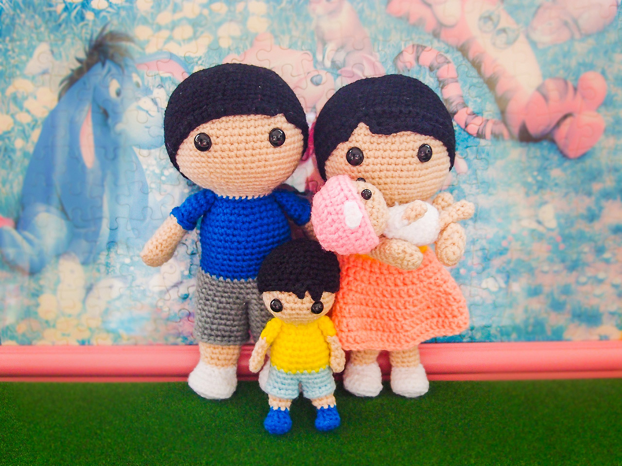 Family of Four Amigurumis ~ Snacksies Handicraft Corner