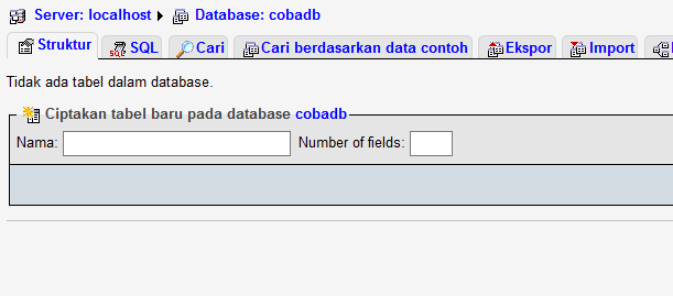 Cara Membuat Table MySQL di PHPMyAdmin - Basis Digital