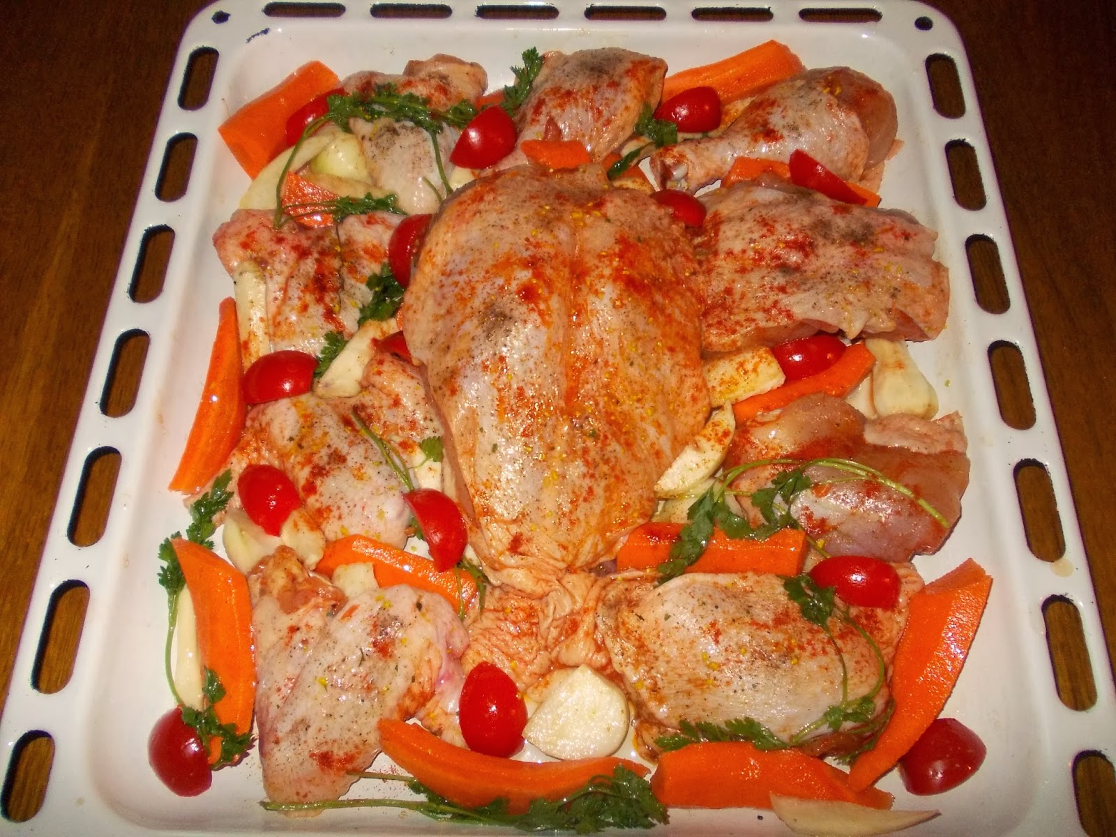 Pui la cuptor cu legume - Info CS