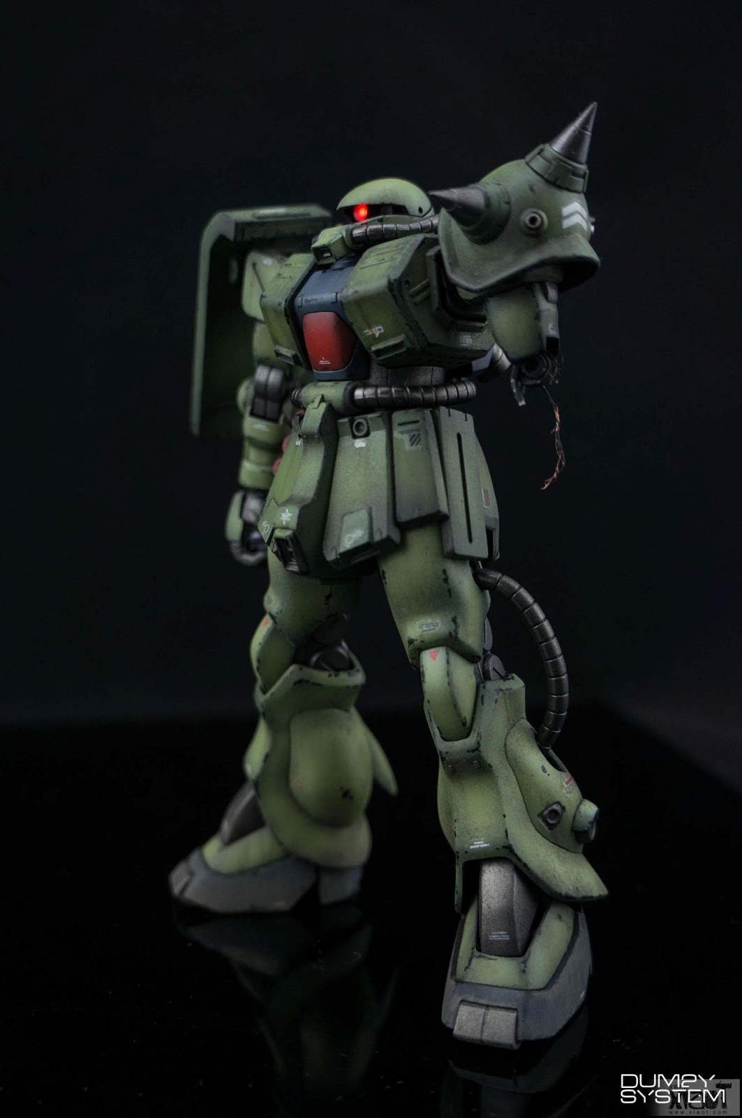 GUNDAM GUY: HGUC 1/144 MS-06FZ Zaku II - Customized Build