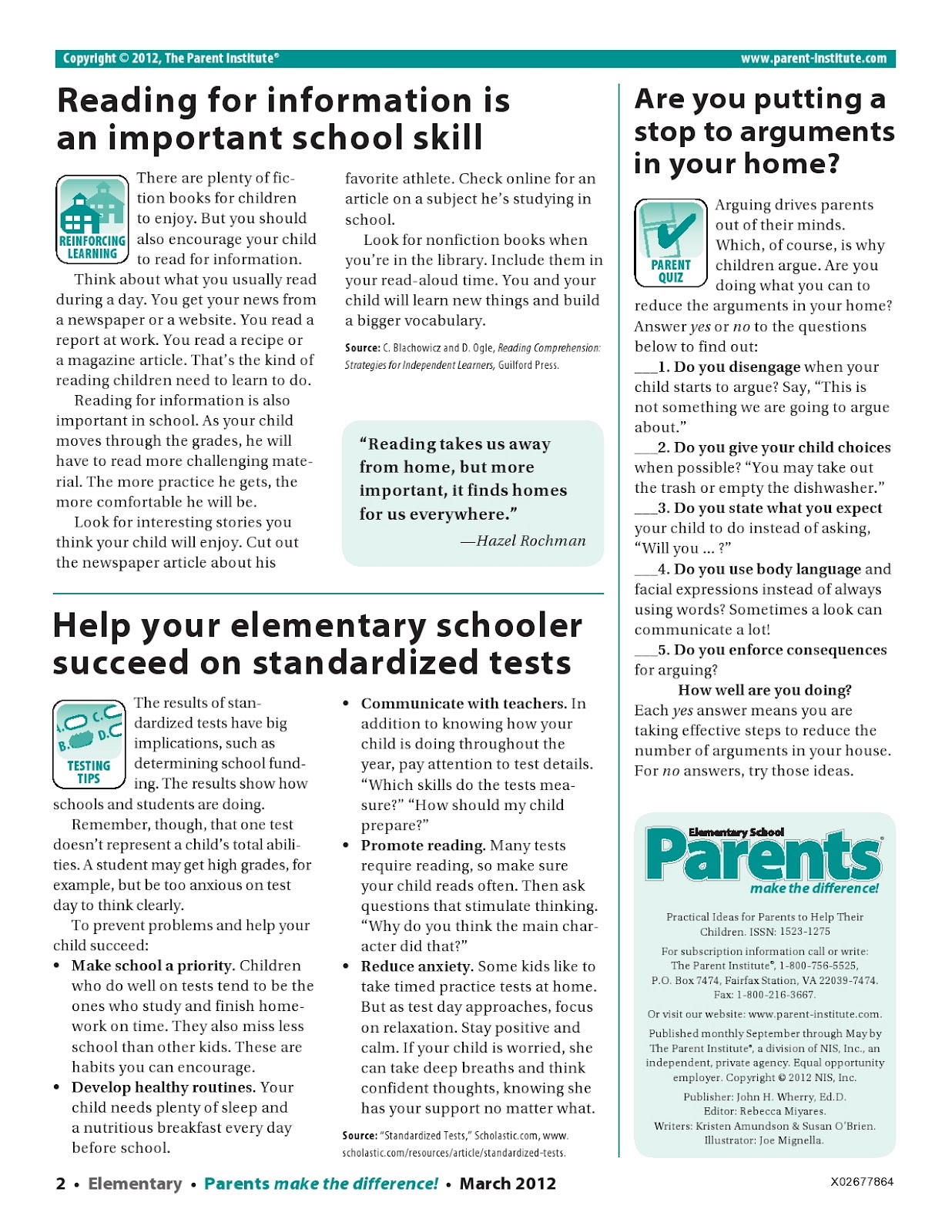 Counseling with Mrs.Tara: Monthly Parent Newsletter