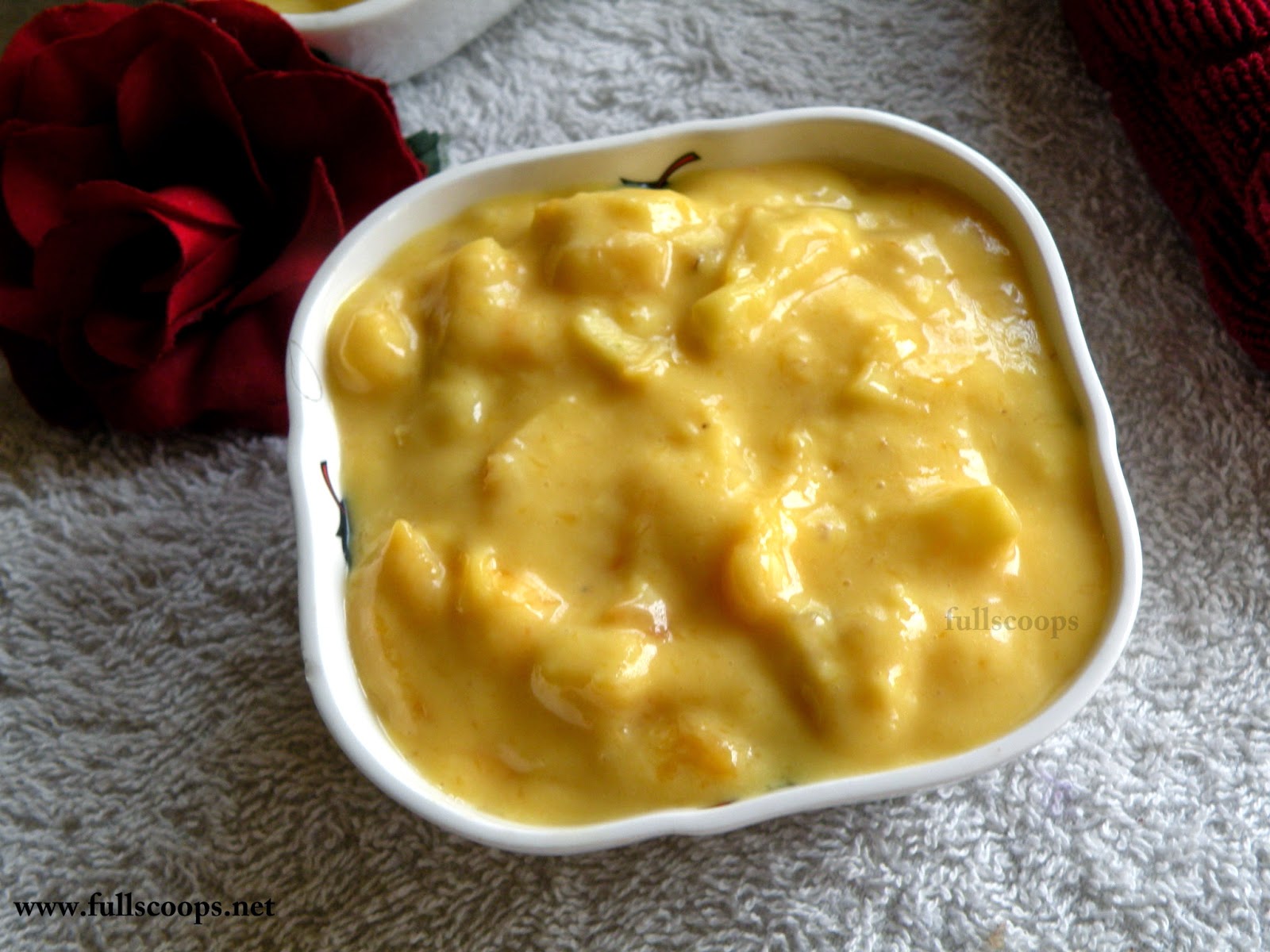 Full Scoops: Fruit Custard | Easy No Bake Recipes