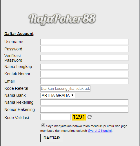 Cara Mendaftar Di Rajapoker88 - Online News