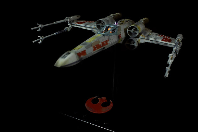Bandai 1/48 scale X-Wing Model Build: Part X Final reveal of finished X ...