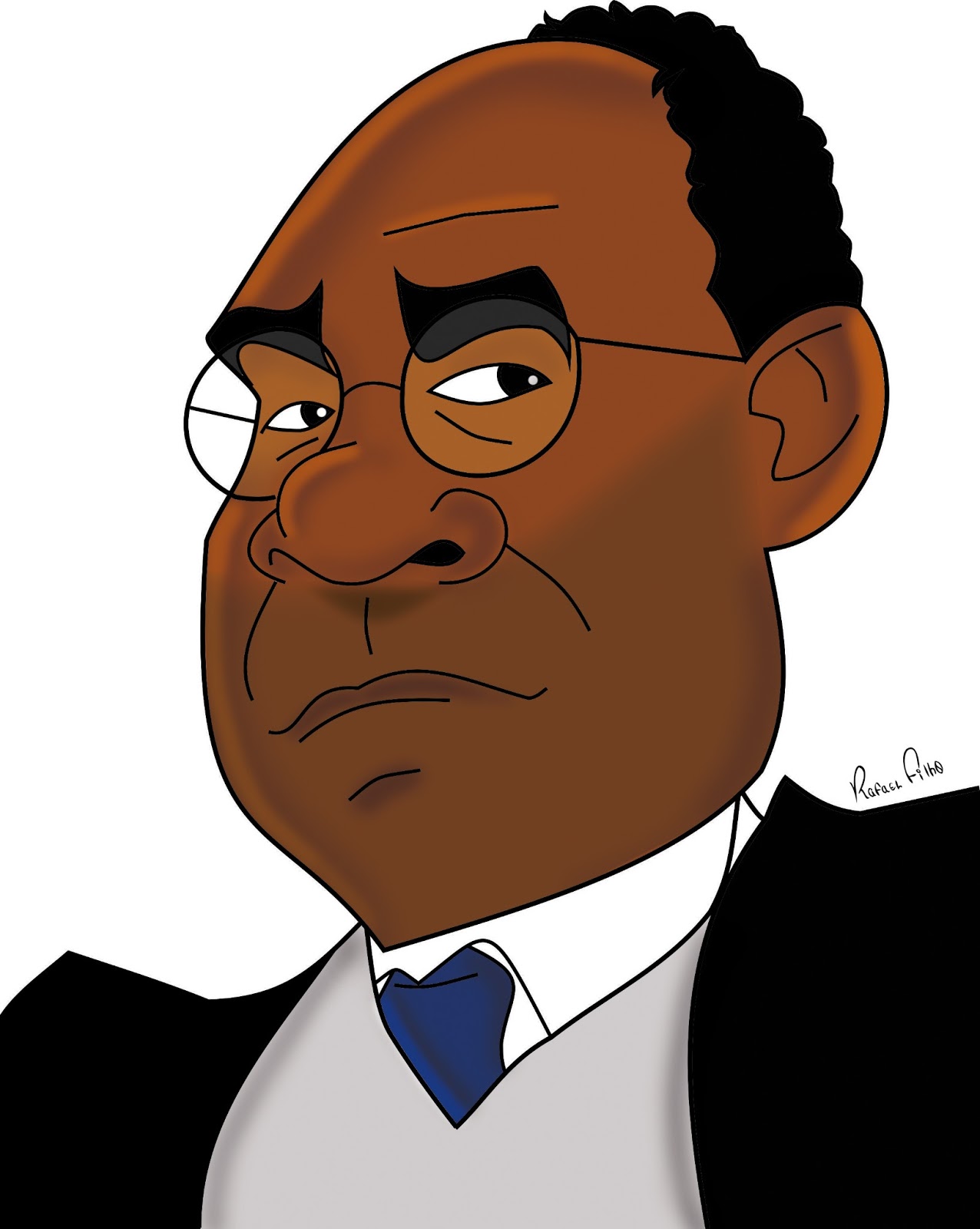 Rafa Caricaturas: Joaquim Barbosa