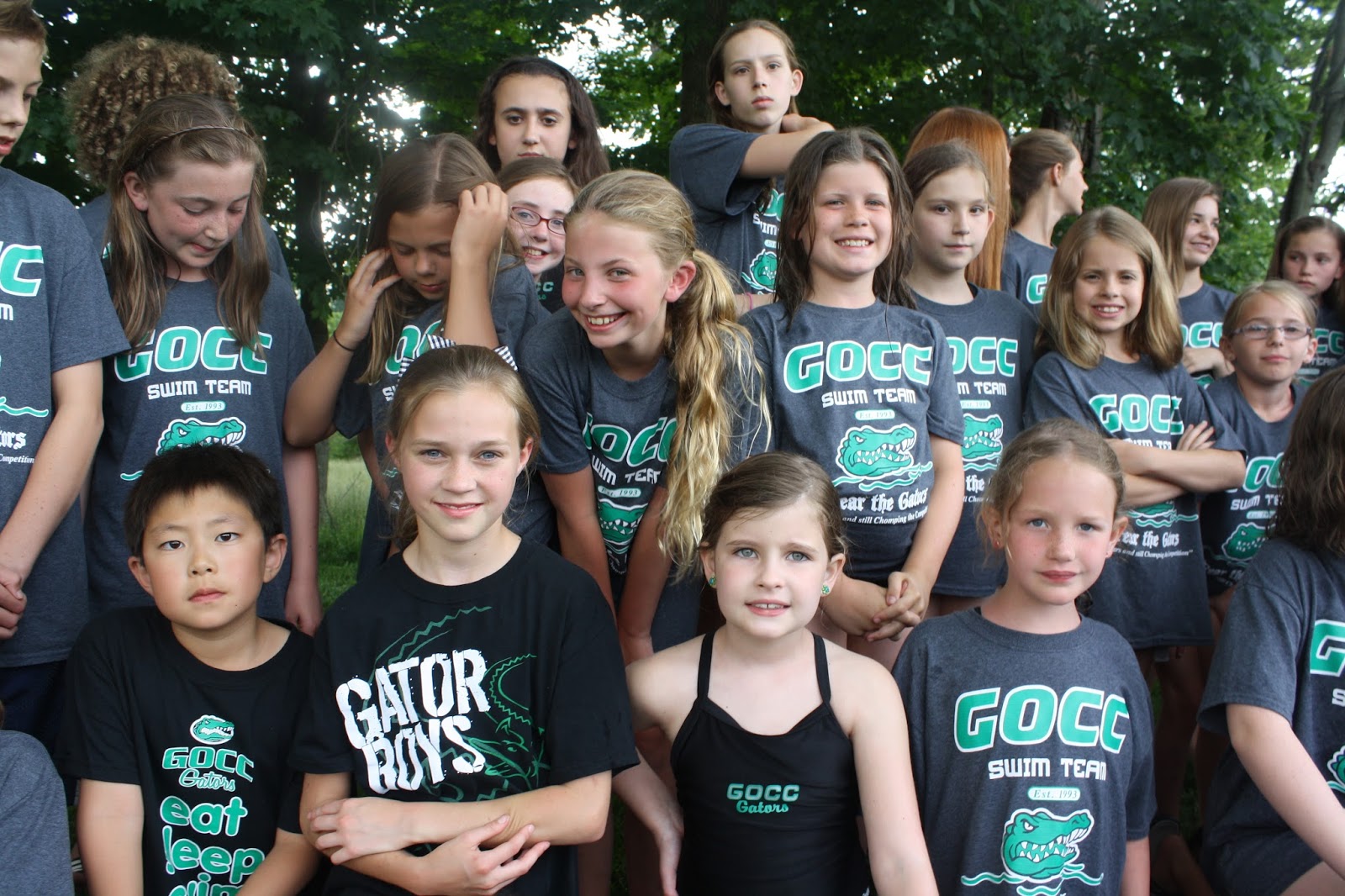 GOCC Swim Team: Smile Gators!