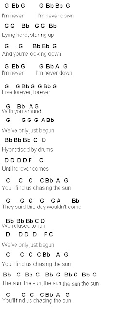 Flute Sheet Music: Chasing The Sun