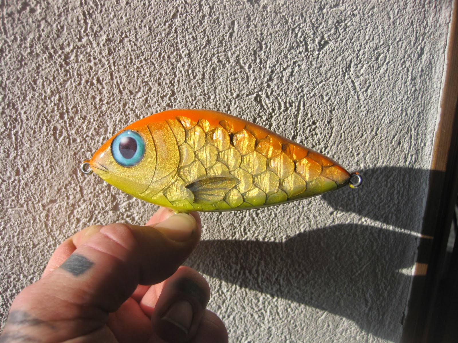 Psybolo Homemade Fishing Lures: Some Solarfall inspired Paint jobs