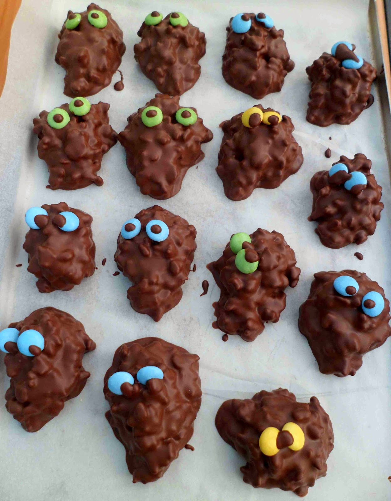 Pin en chocolate monstruo