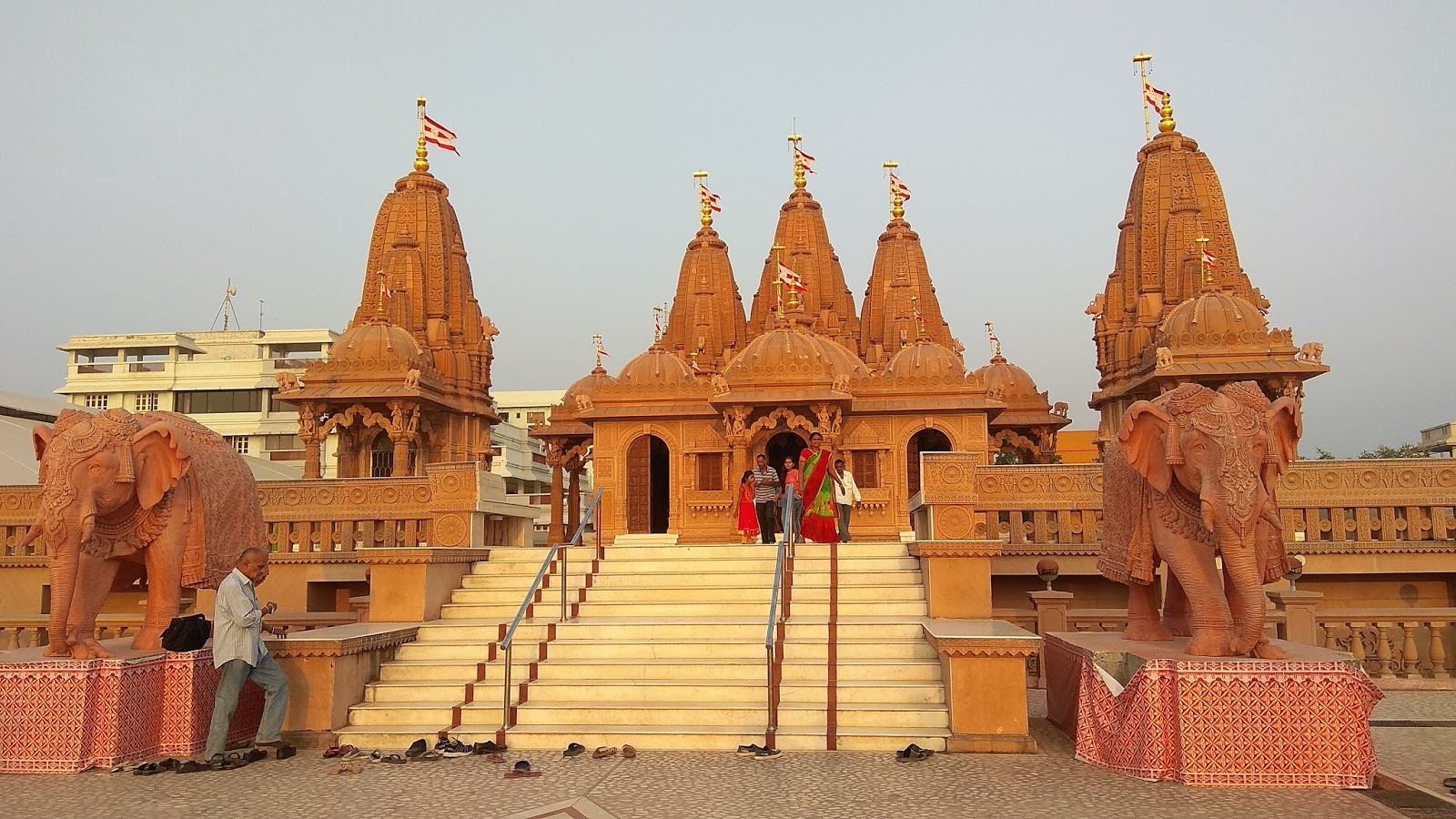 BAPS Swaminarayan Temple Tithal Beach in Tithal near Valsad Gujarat India