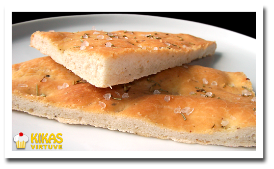 Kikas virtuve: Focaccia - Fokača