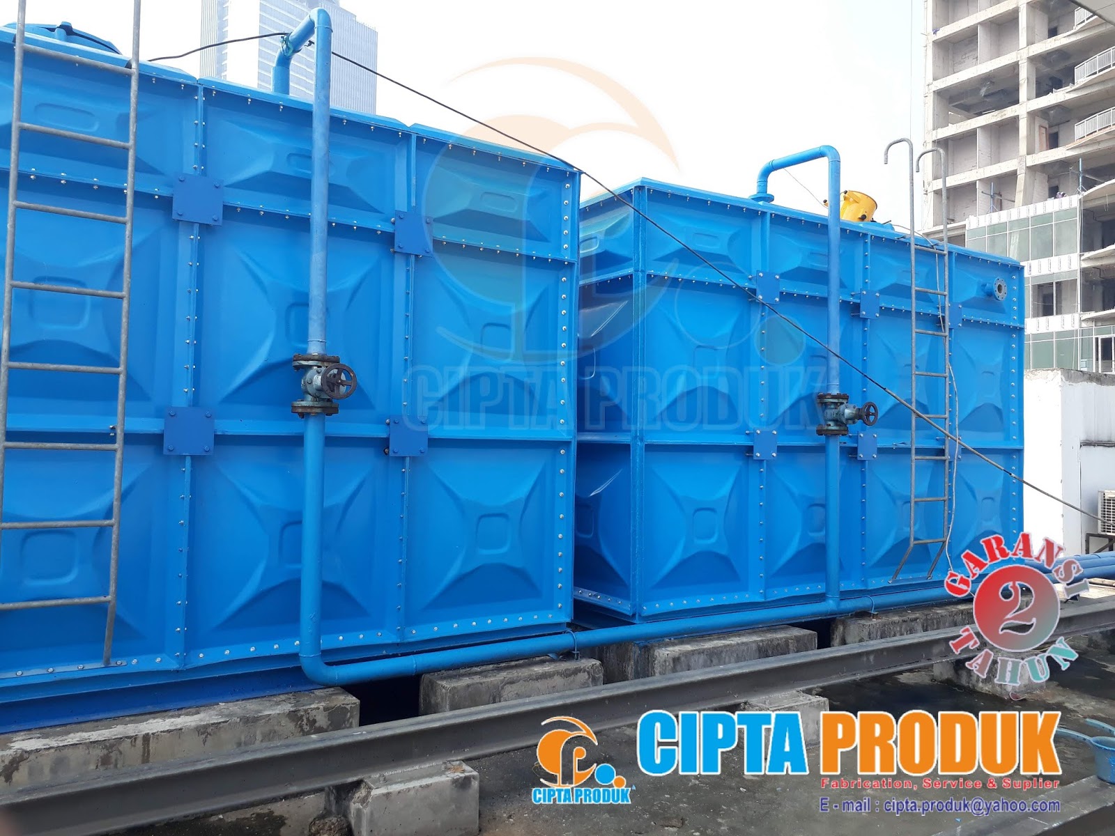 Fiberglass Produk Tangki: Tangki Panel Fiber / Roof Tank frp