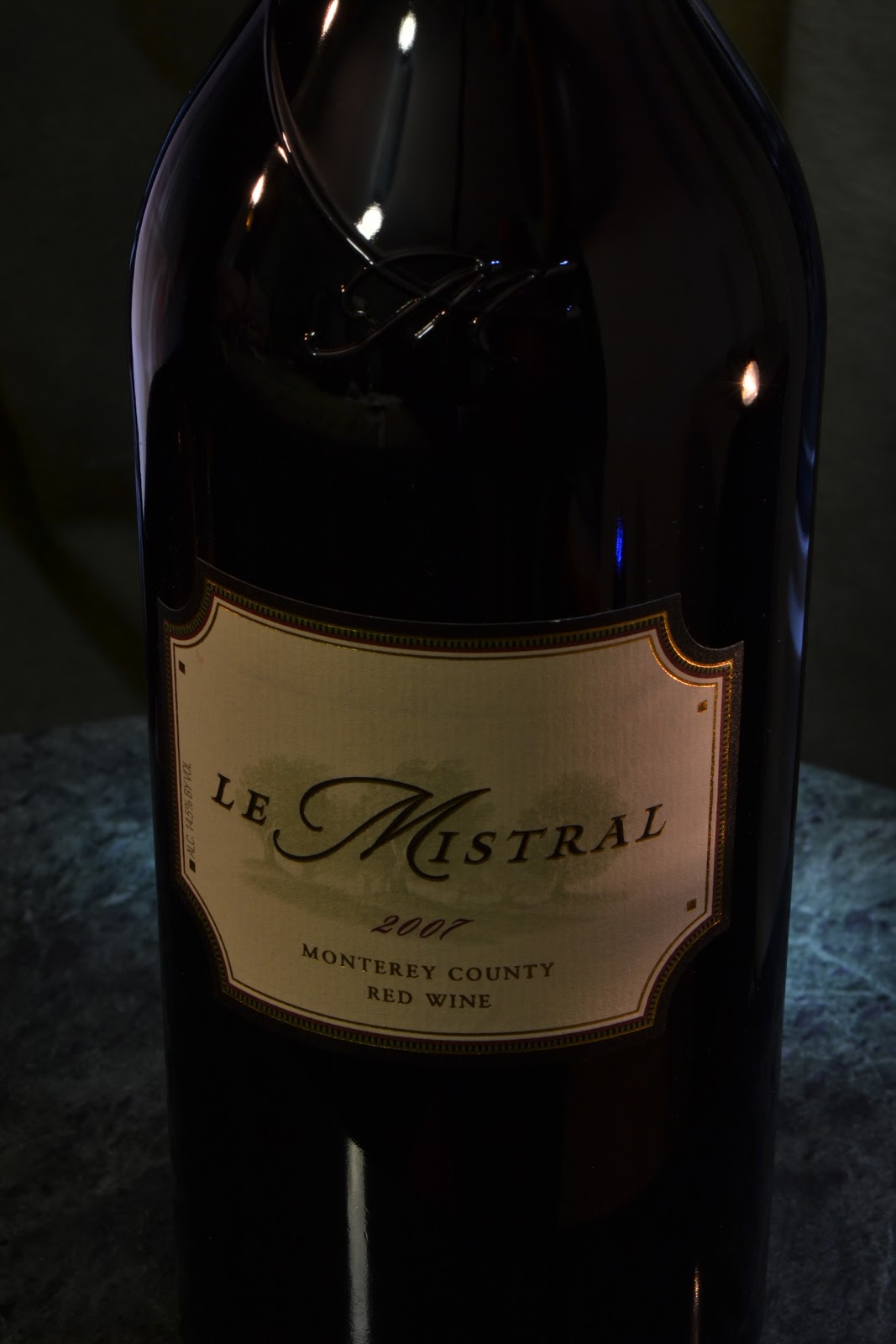 New Hampshire Wine-man: LE Mistral Monterey County 2007 Red Wine