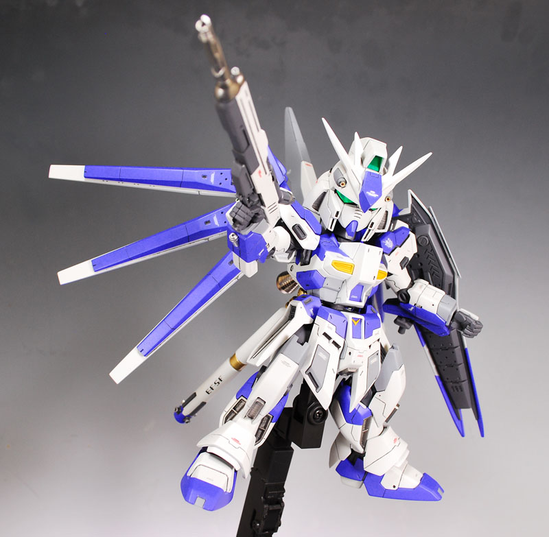 GUNDAM GUY: SD RX-93-V2 Hi-V Gundam - Custom Build
