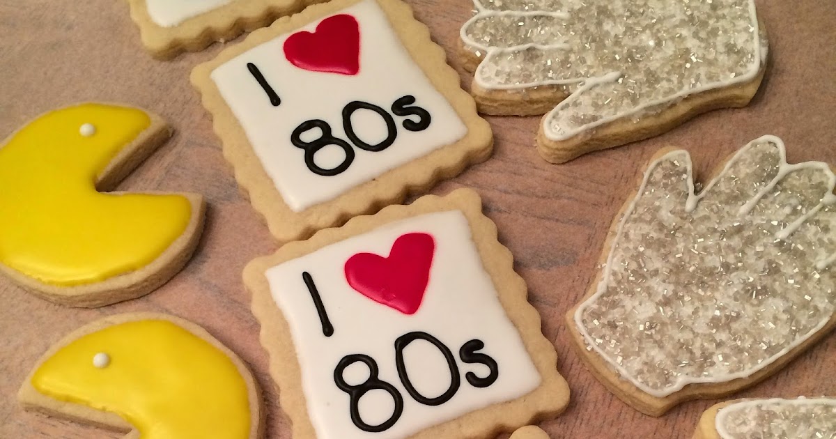 Sweet La La's Custom Cookies: 80s Cookies
